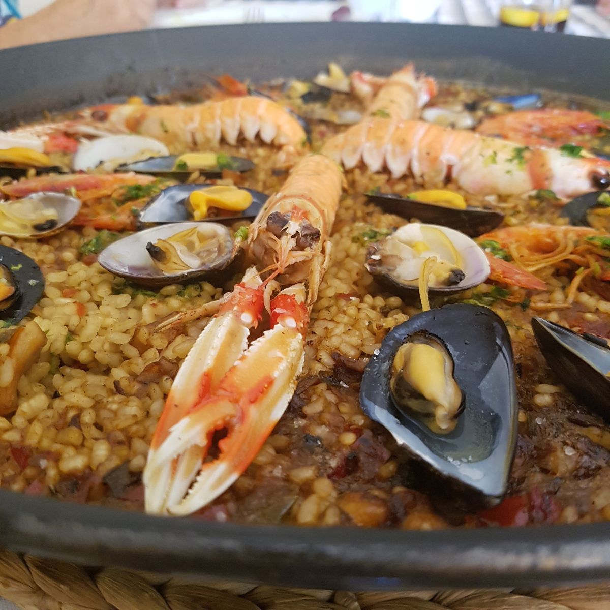 Receta De Paella De Marisco Arroz Con Marisco